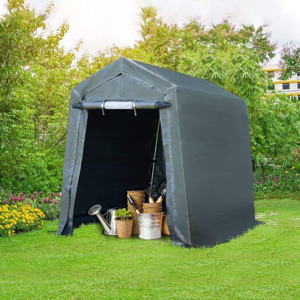 ADVANCE OUTDOOR Portable Storage Shelter Shed Review