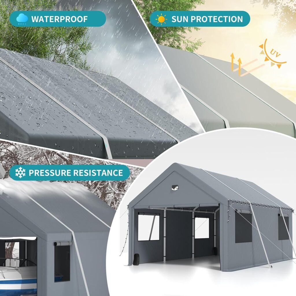 12x20FT Heavy Duty Carport Canopy Review