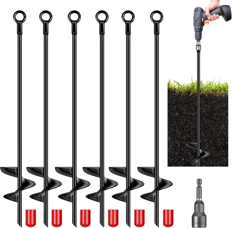 6 Pcs 30 Inch Auger Earth Anchor Review
