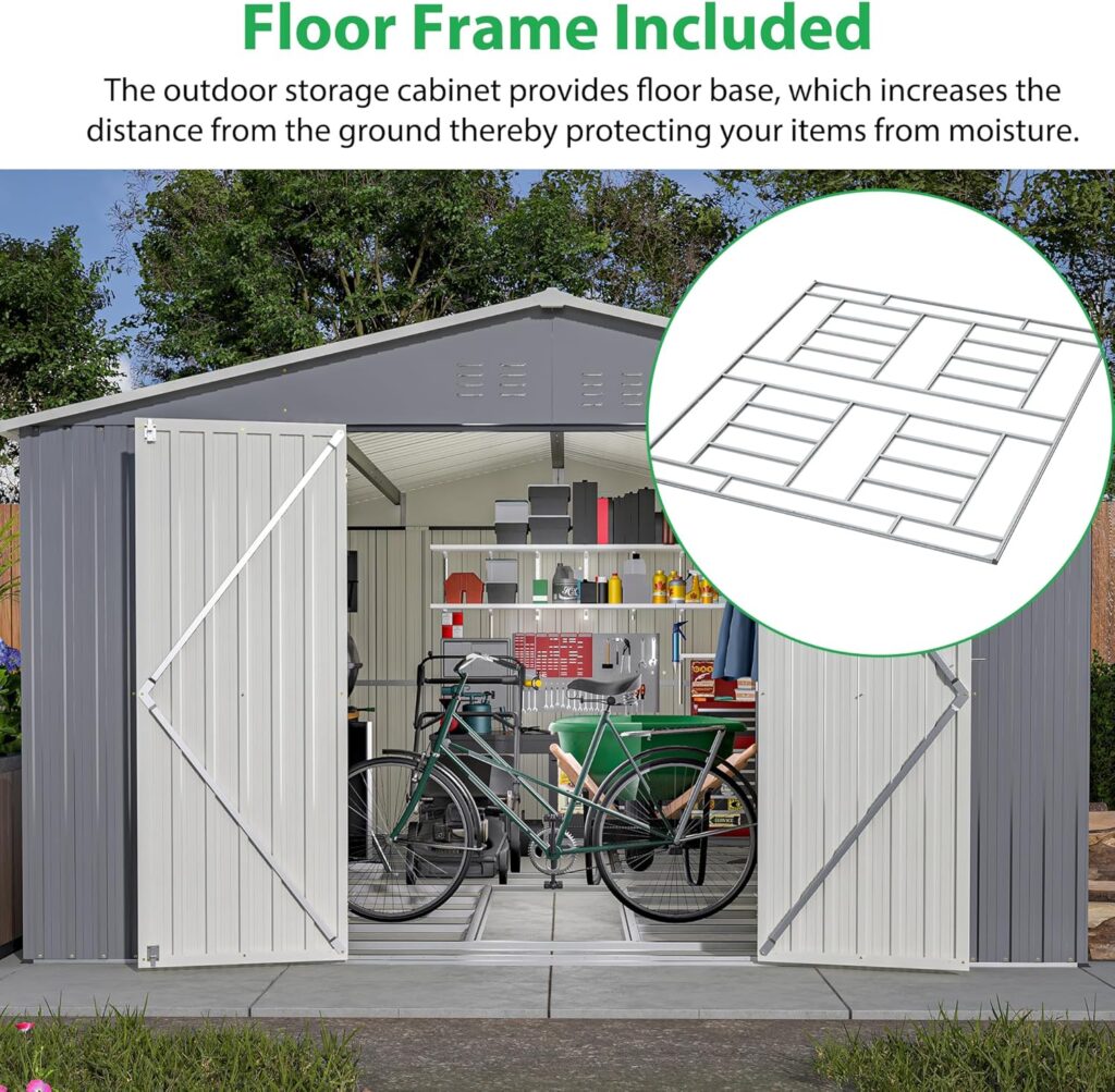 8 X 4 FT Metal Utility Shed Review