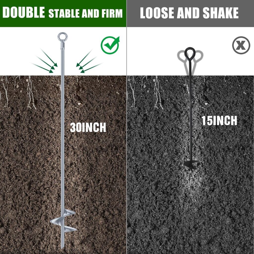 Lasnten 30 Inch Ground Anchor Review